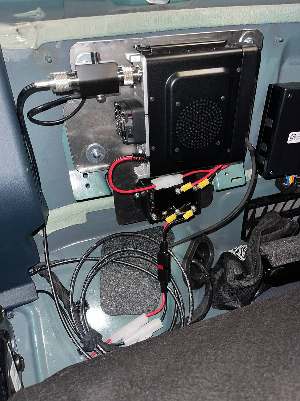 Completed ham radio installation, 2025 XL | MaverickTruckClub - 2022 ...