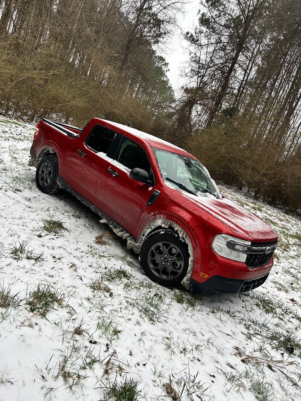 Eastern Carolina snow + FWD | MaverickTruckClub - 2022+ Ford Maverick ...