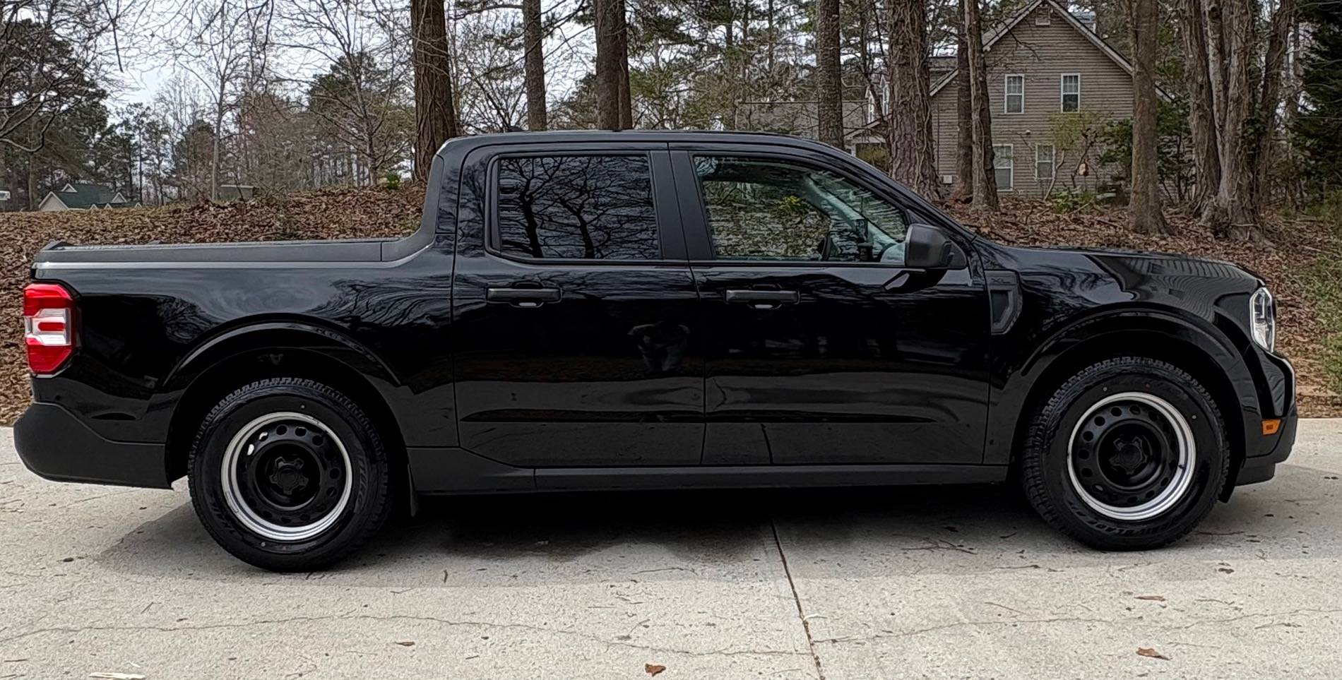 2024 Black Ford Maverick painted Steelies | MaverickTruckClub - 2022 ...