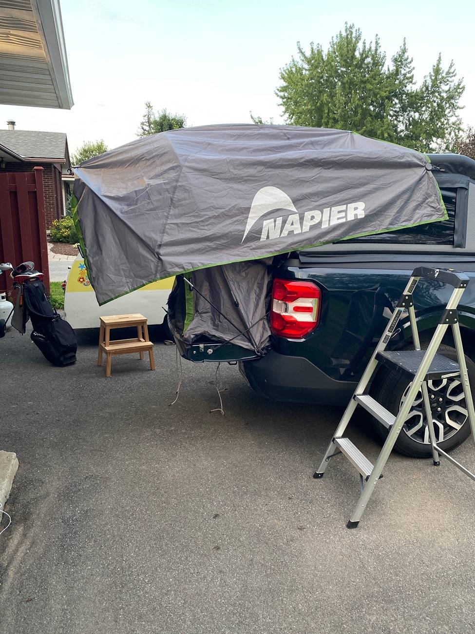 Flated Air-Topper Bed Canopy Installed | Page 3 | MaverickTruckClub ...