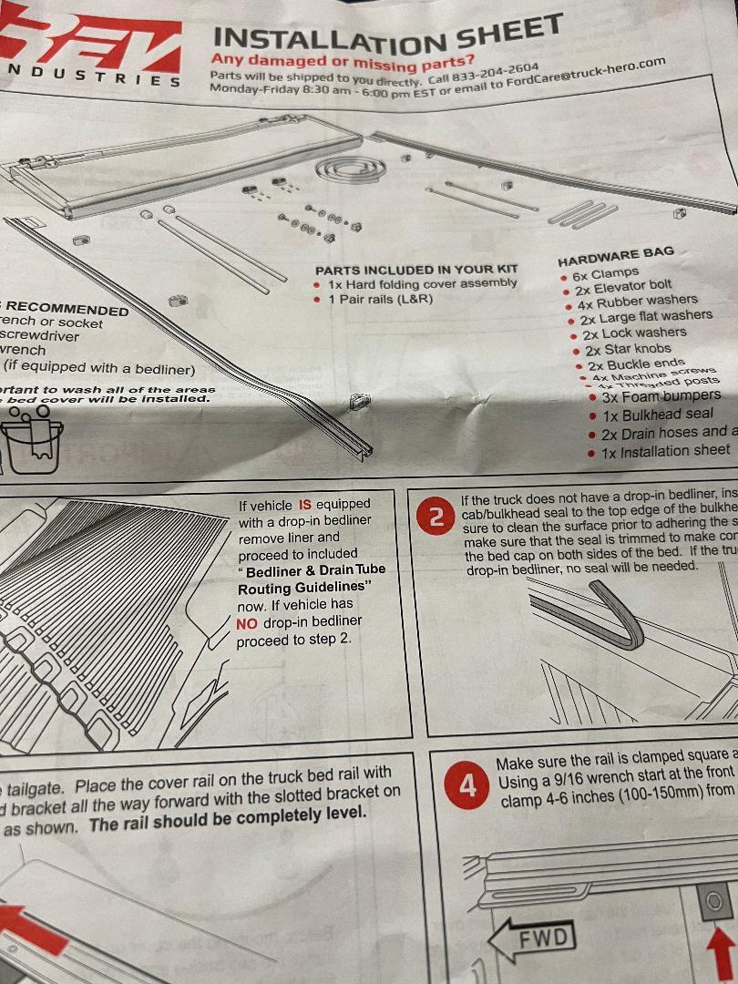 Ordered the Ford Hard tri-fold cover | MaverickTruckClub - 2022+ Ford ...