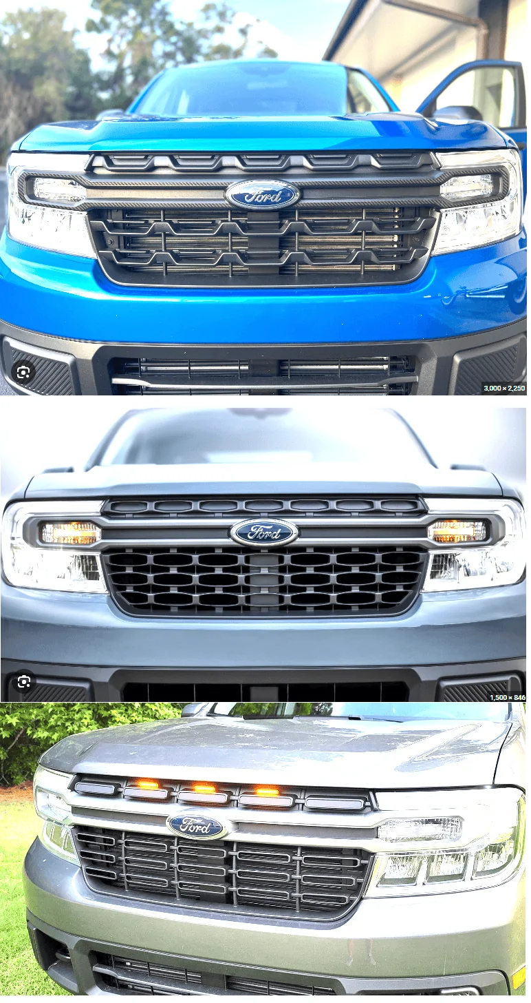 Maverick Grill Variations | MaverickTruckClub - 2022+ Ford Maverick ...