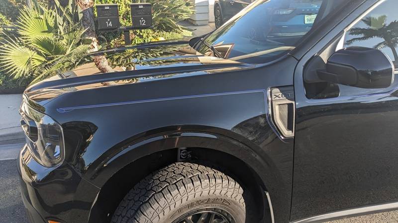 2023 BAP XLT pinstriping | MaverickTruckClub - 2022+ Ford Maverick ...