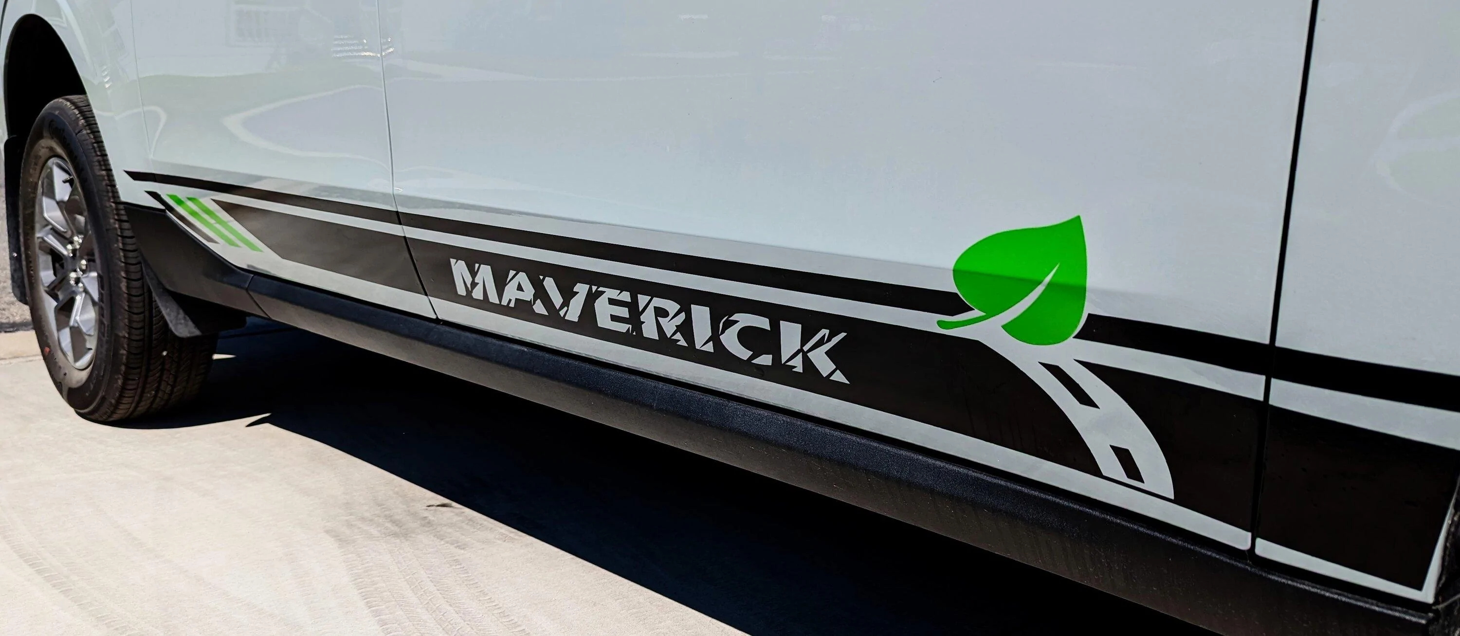 Custom Hybrid Stripe installed | MaverickTruckClub - 2022+ Ford ...