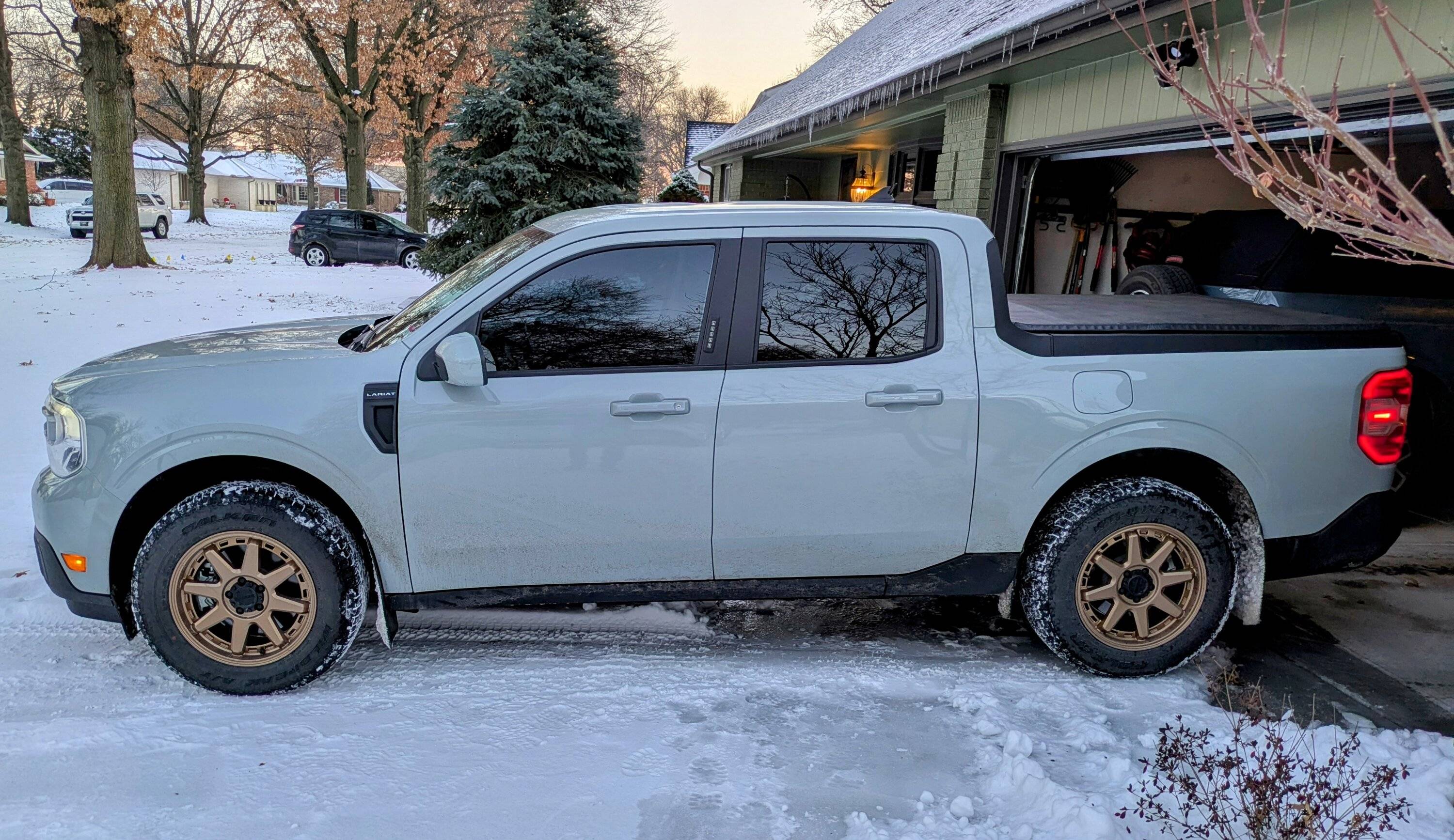 '22 Ecoboost AWD Snow and Ice Driving with Slippery and Sand modes ...