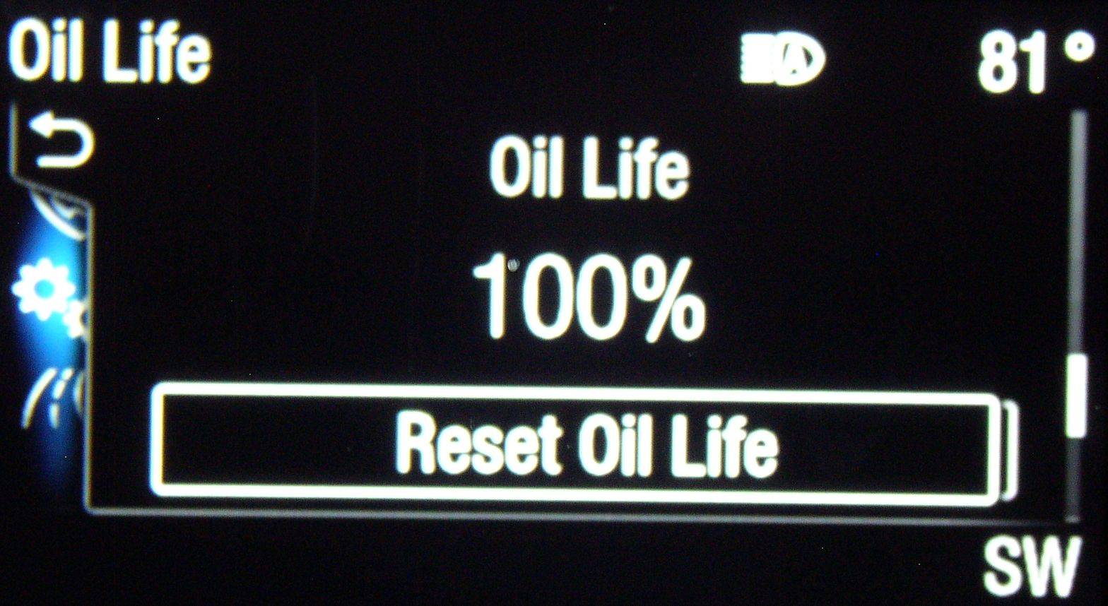 RESET Oil Life Monitor: Here is how to do it | MaverickTruckClub - 2022 ...