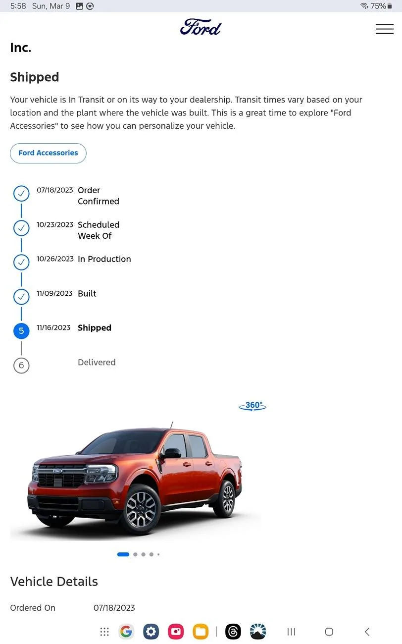 Is Ford.com/myaccount/vehicle-order-tracking/status Broken | Page 2 ...