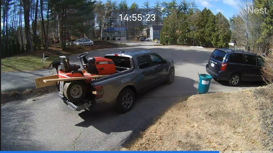 Hauling New John Deere X350 42" Deck | MaverickTruckClub - 2022+ Ford ...