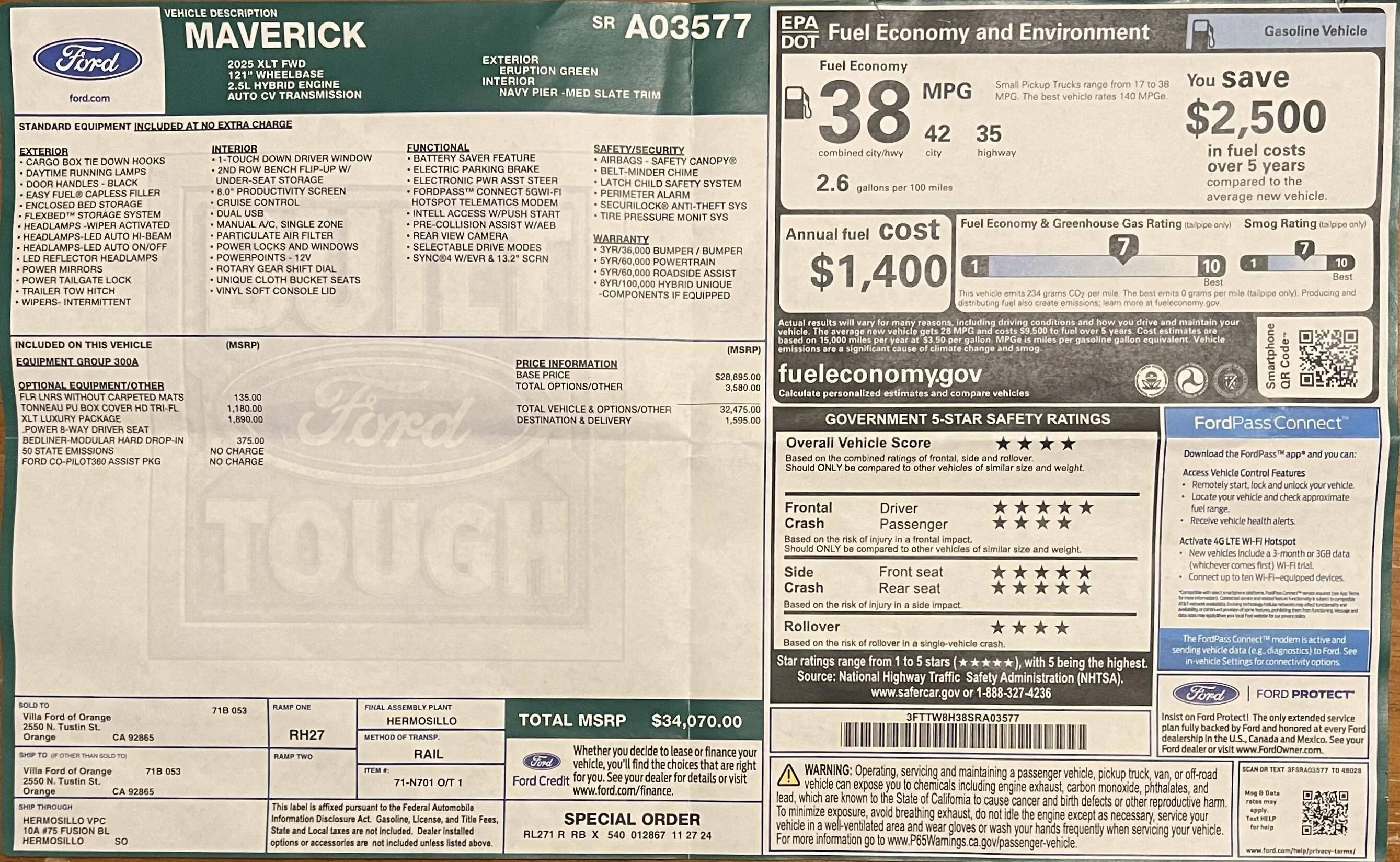 ERUPTION GREEN Maverick Photos Thread | MaverickTruckClub - 2022+ Ford ...