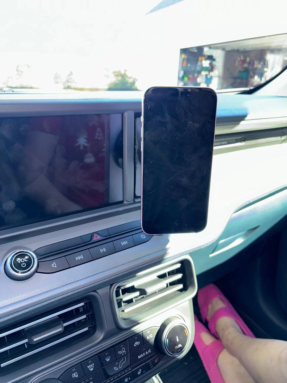 Cubby Phone Holder | MaverickTruckClub - 2022+ Ford Maverick Pickup ...