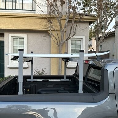 Low budget bed rack installed on side bed rails | MaverickTruckClub ...