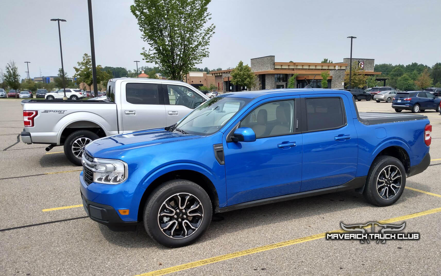 Velocity Blue Maverick Lariat spotted in Northville MI ...
