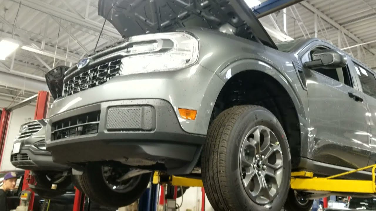 Video of 2.0 Ecoboost AWD Maverick underside / undercarriage and engine ...