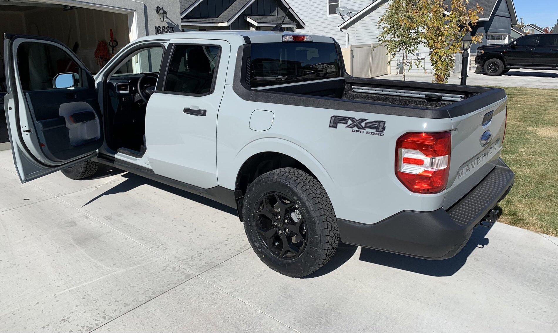 235/65 Toyo Open Country AT3 tires installed on XLT FX4 Maverick + new ... 235/65 Toyo Open Country AT3 tires installed on XLT FX4 Maverick + new ...
