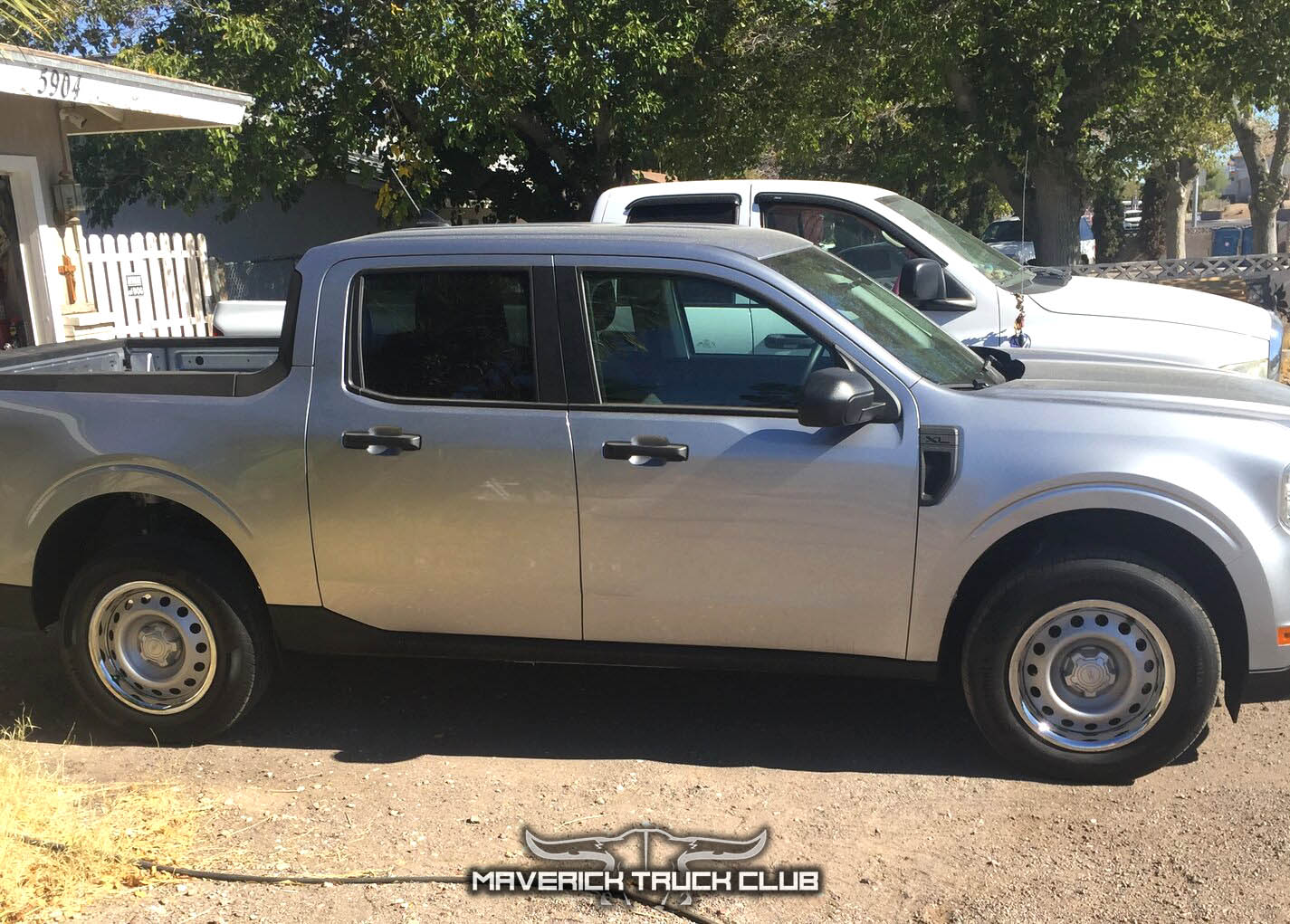 Beauty rings added to XL steel wheels | MaverickTruckClub - 2022+ Ford ...