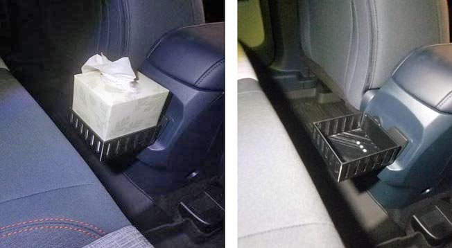 FITS Tissue Box Holder 3D printed | MaverickTruckClub - 2022+ Ford ...