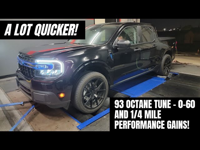2.0 tune performance gains w/ 93 octane -- 0-60 and 1/4 mile times ...