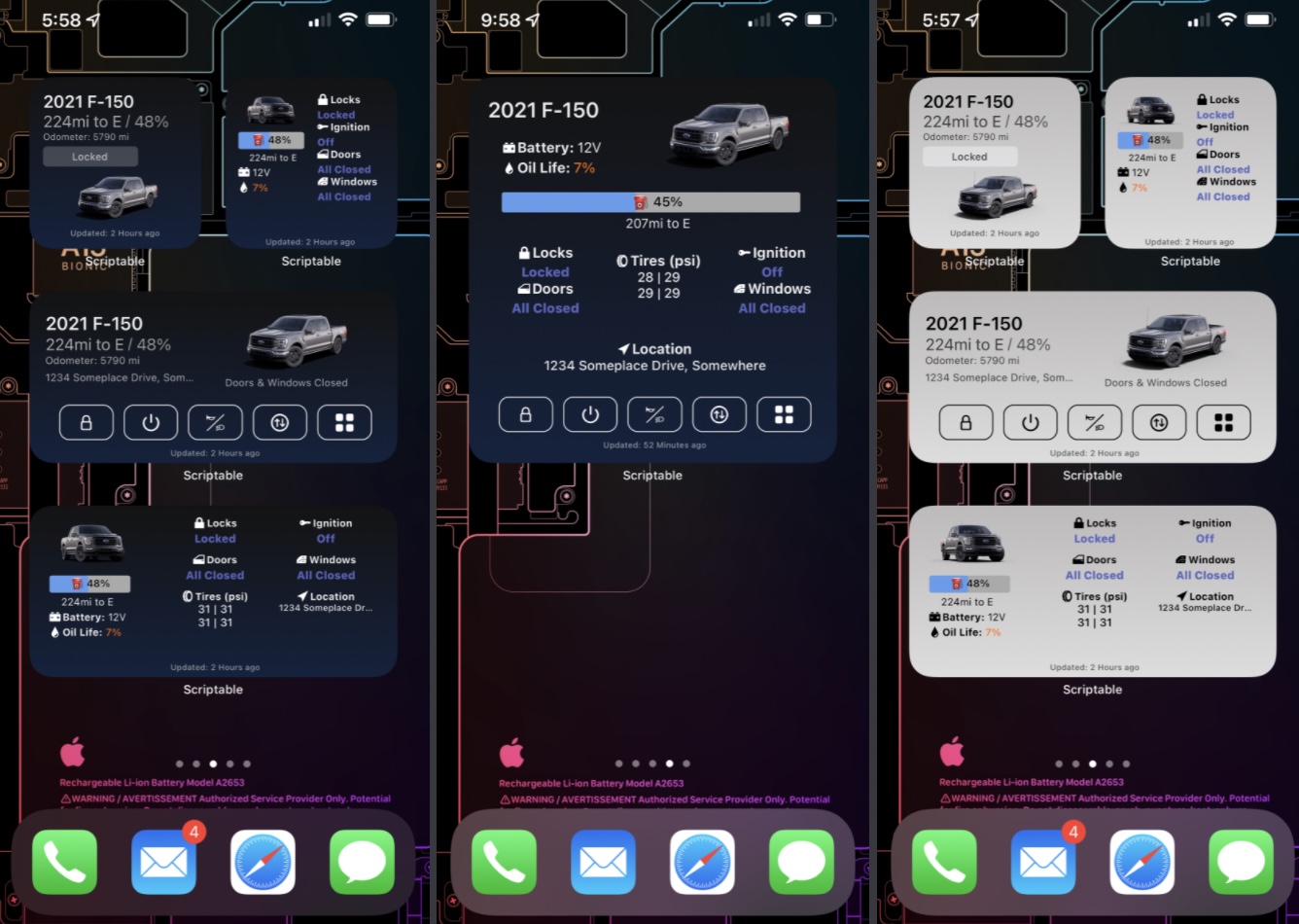 FordPass - Scriptable Widget V2022.XX (iOS, iPad, MacOS) | MaverickTruckClub - 2022+ Ford ...