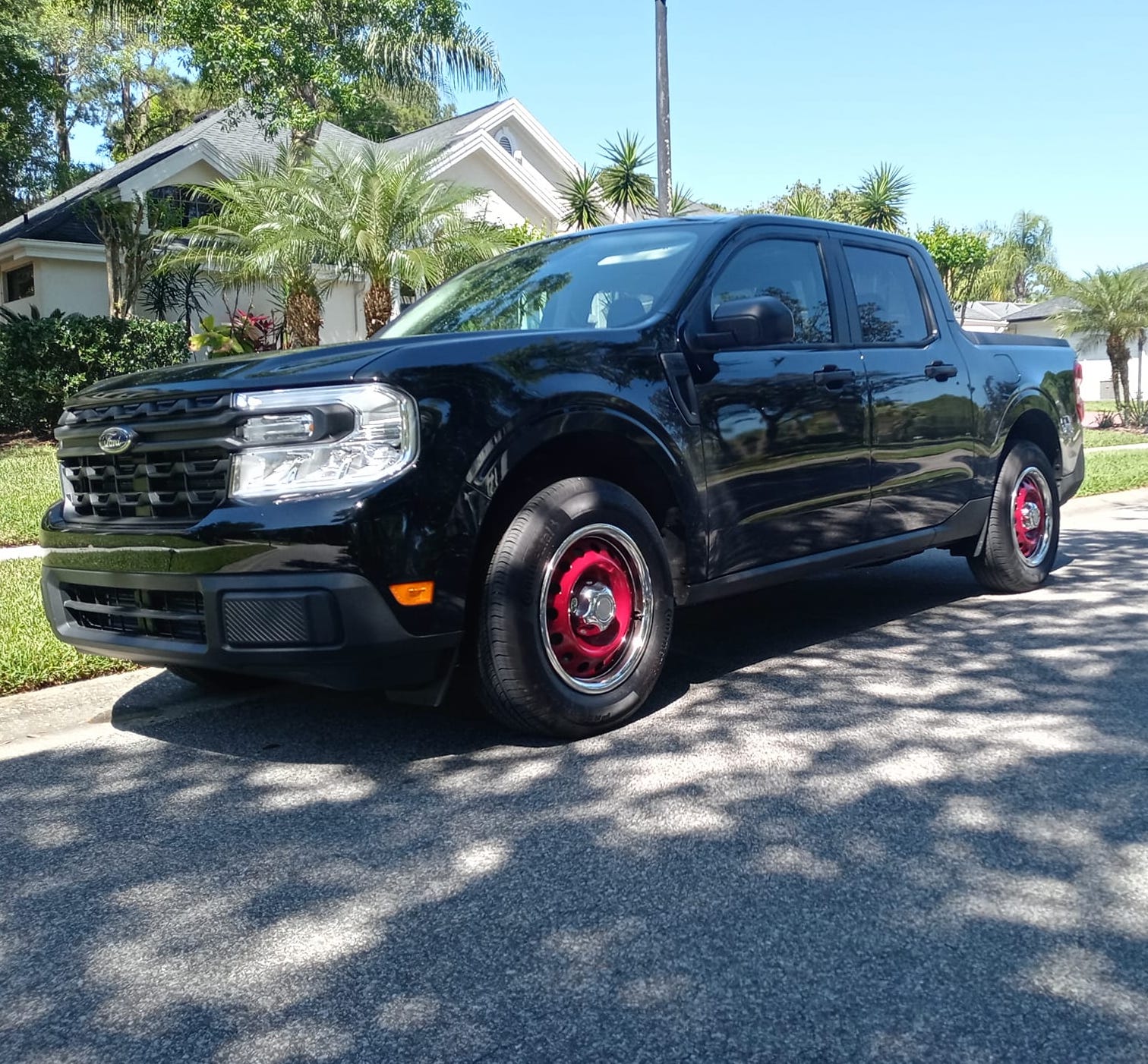 Maverick on Chrome & Red Painted Steelies | MaverickTruckClub - 2022 ...