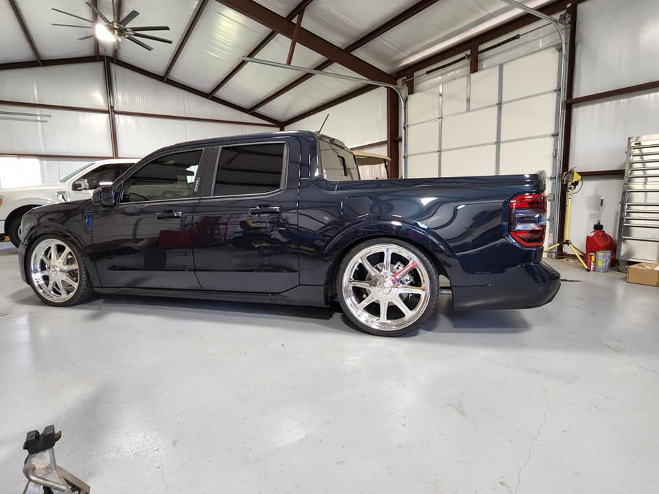 AWD Maverick Lowered on Air Bag Suspension and 22" Wheels ...