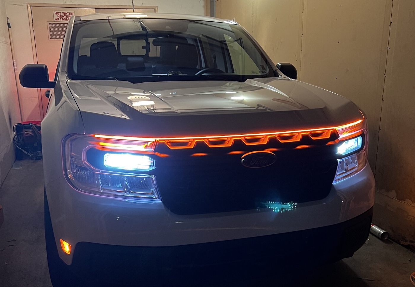 Maverick Grill LED Light Bar…… but in amber. | MaverickTruckClub - 2022 ...