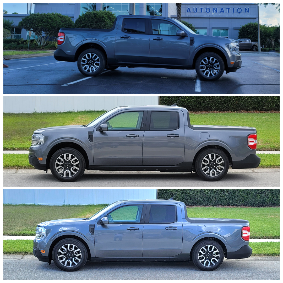 Maverick Lariat Lux pkg lowered on AWD Escape H&R Springs ...