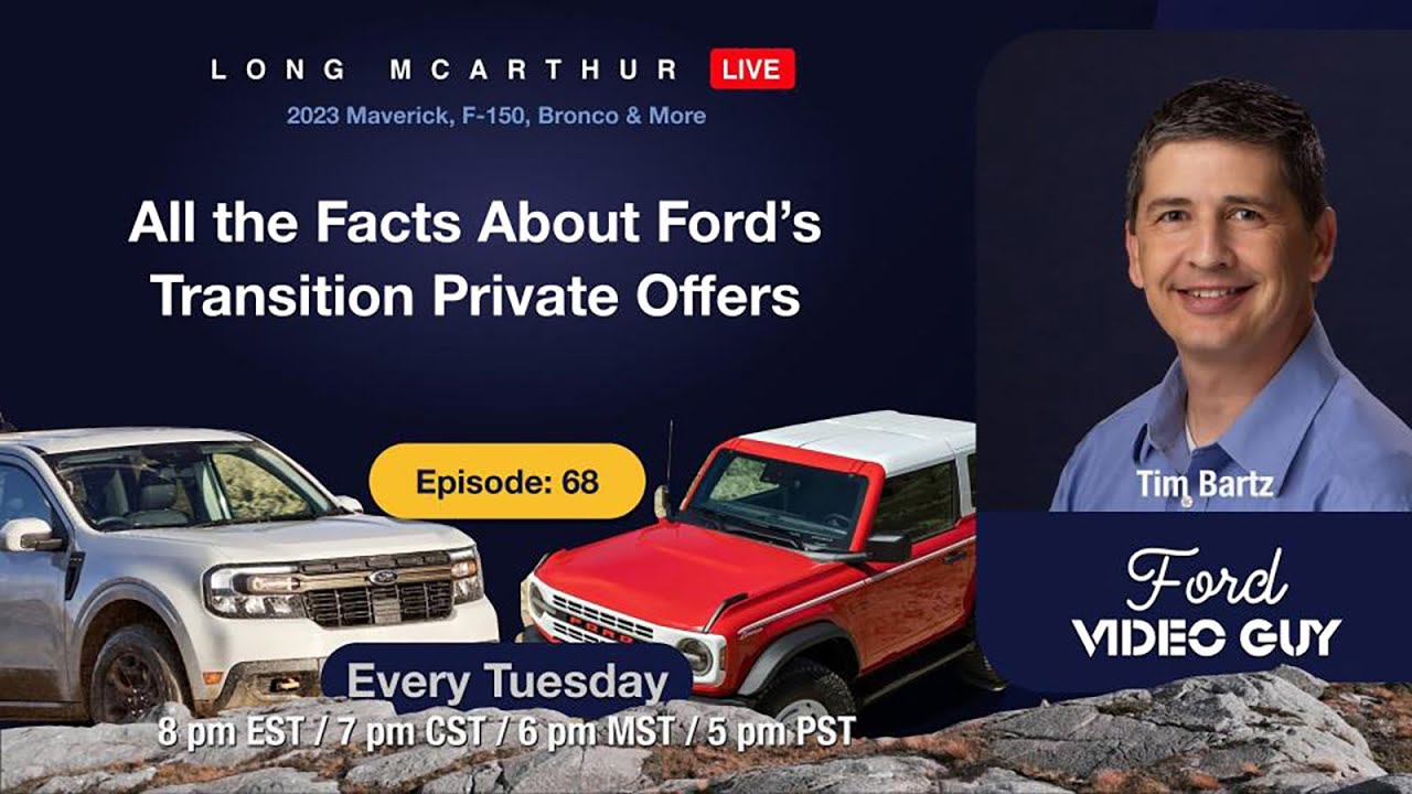 Ford Video Guy Livestream Episode 68: All the Facts About Ford's ...