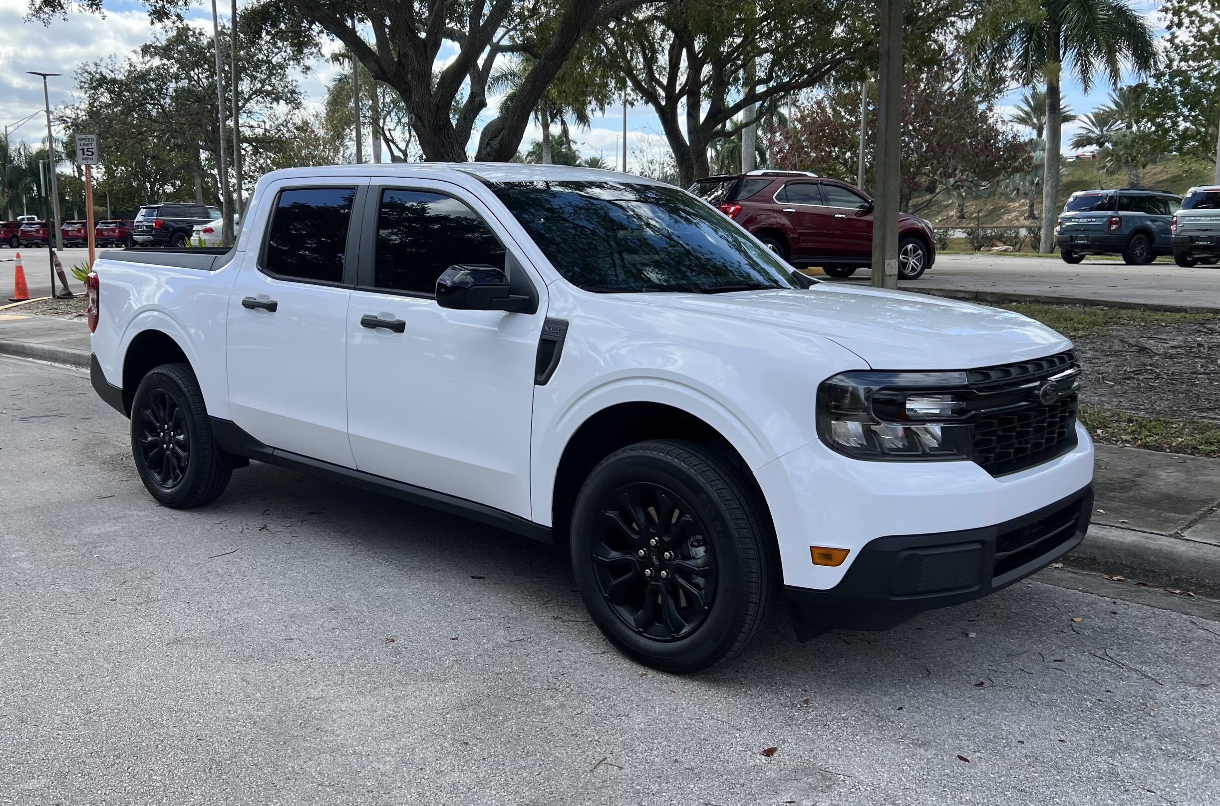 My 2023 Maverick Oxford White w/ (BAP) Black Accent Package ...