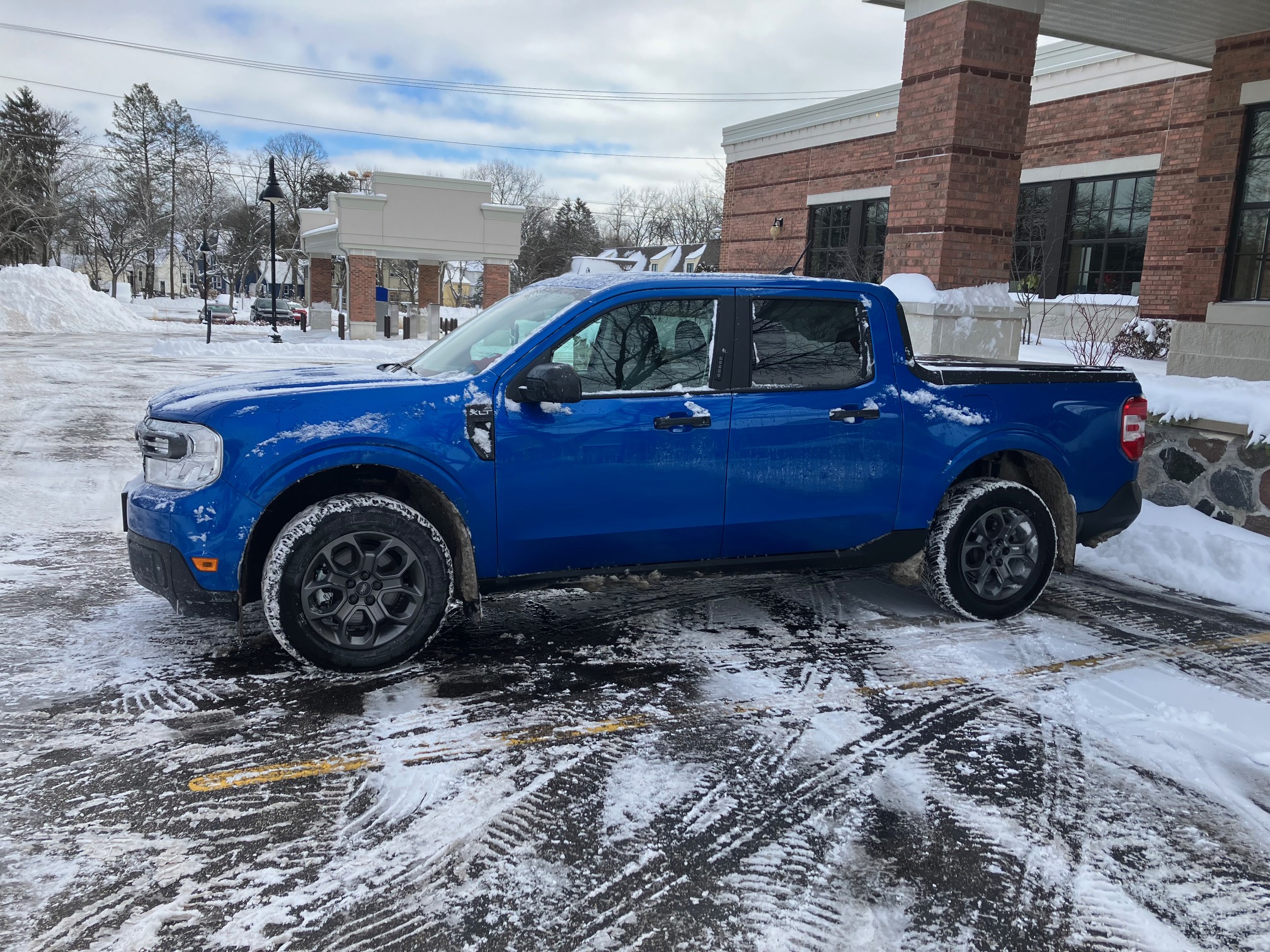 1 year anniversary of with 8" of snow in FWD Maverick to celebrate ...