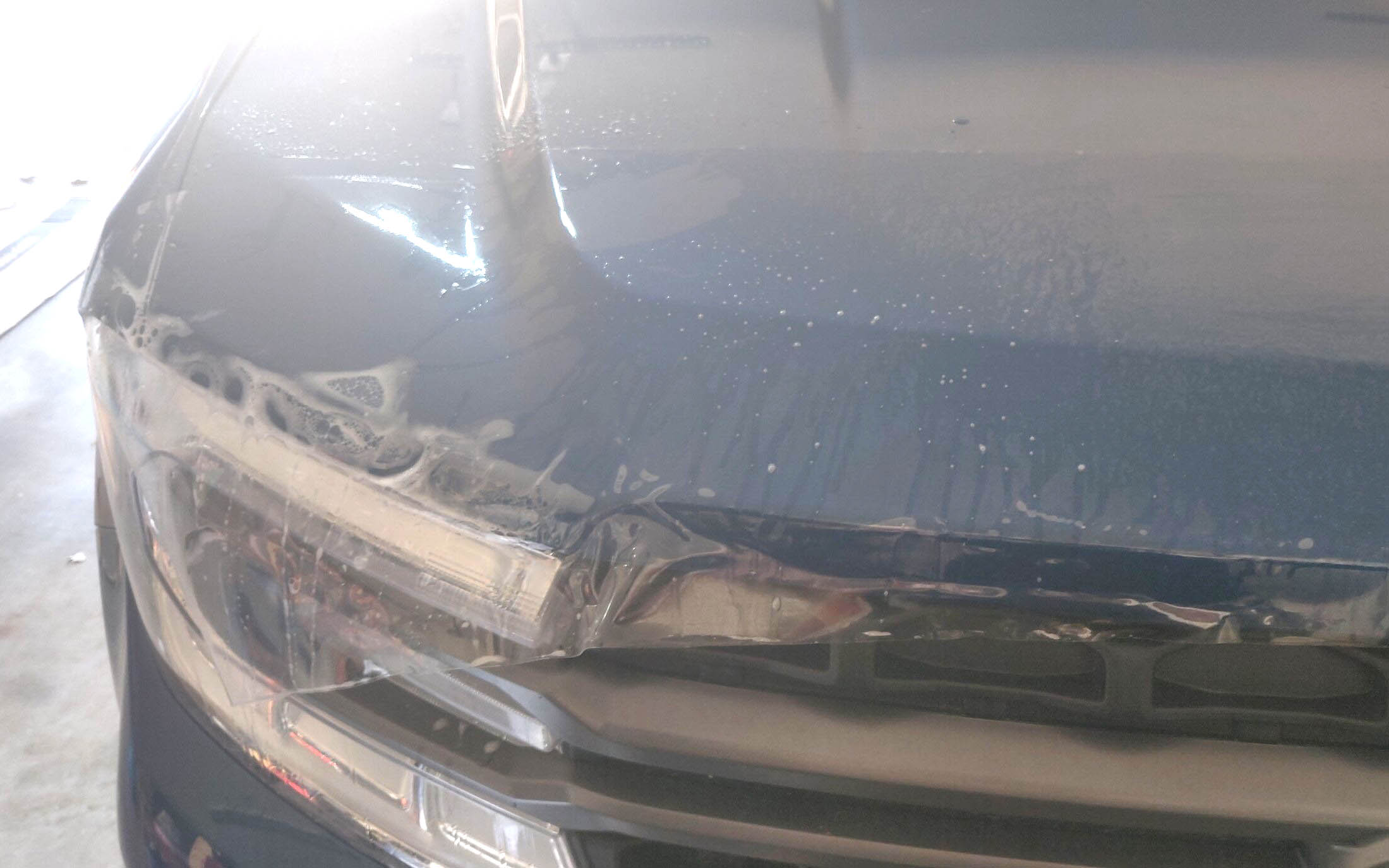 Saturday DIY project. PPF film for hood protection | MaverickTruckClub ...