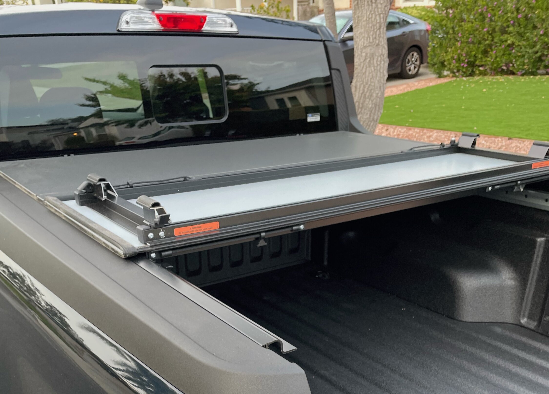 Weathertech aluminum bed cover installed | MaverickTruckClub - 2022 ...
