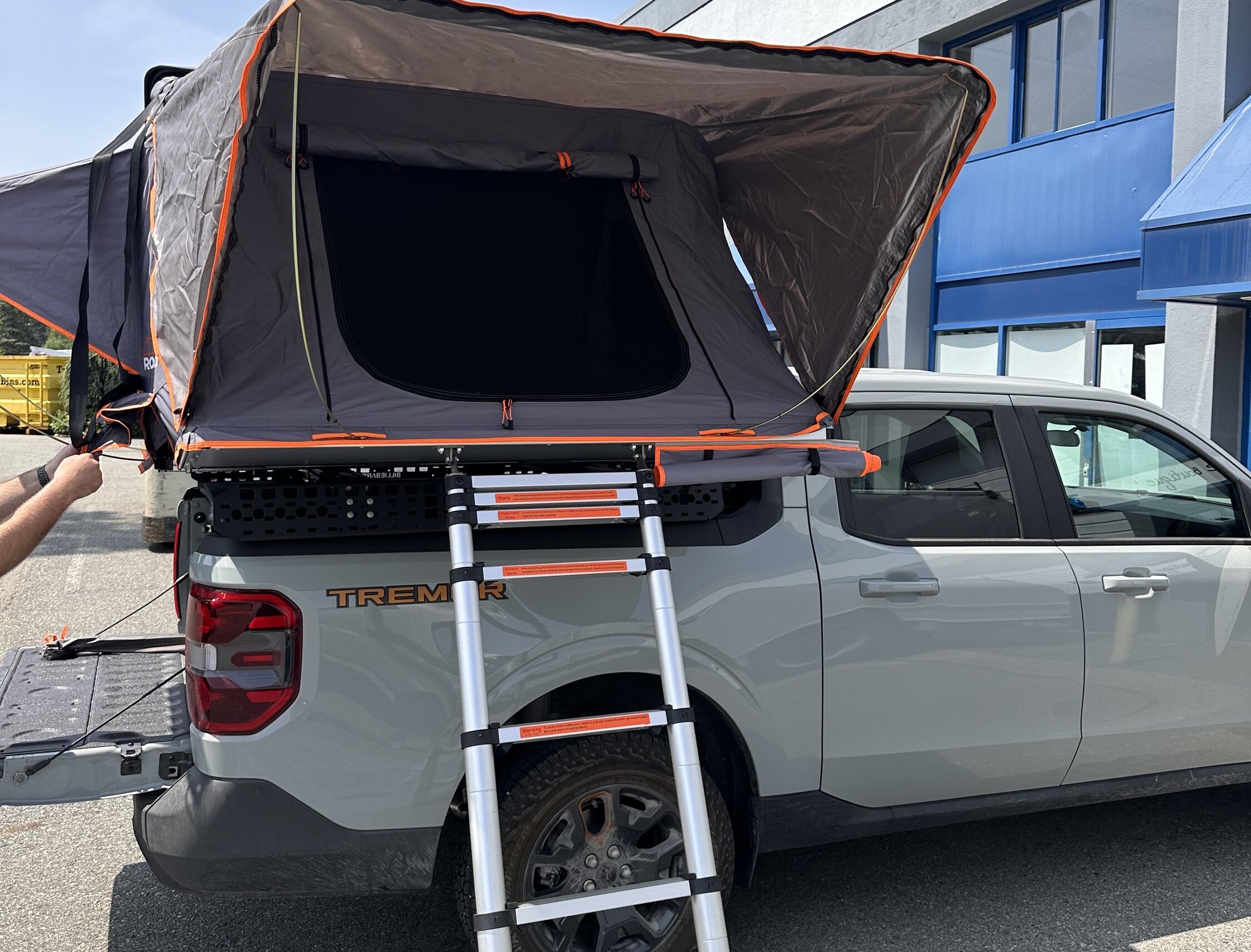 Started my Maverick Tremor Overland build ready for a road trip later ...