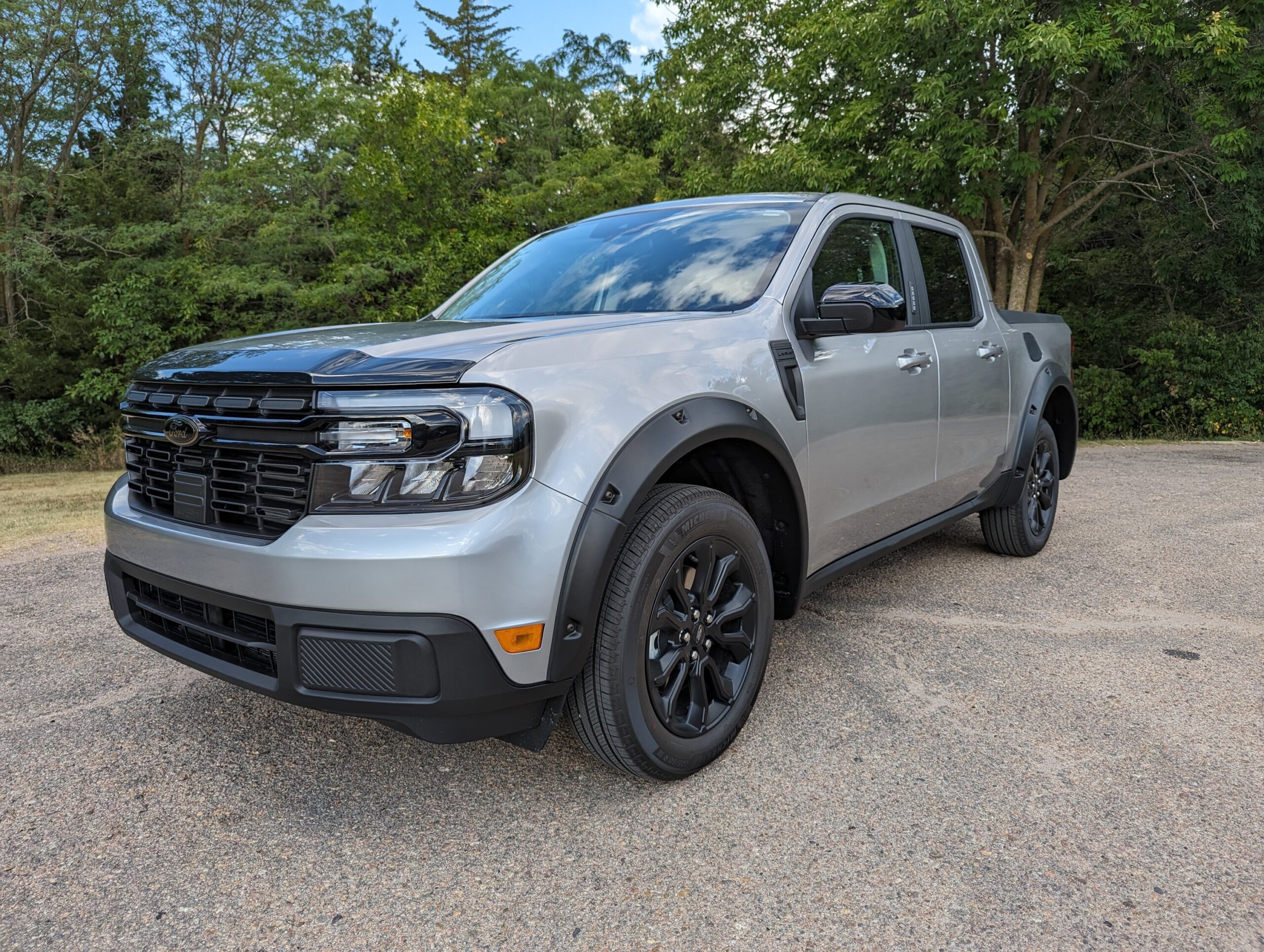 Initial upgrades complete - 2023 Maverick Hybrid Iconic Silver Lariat ...