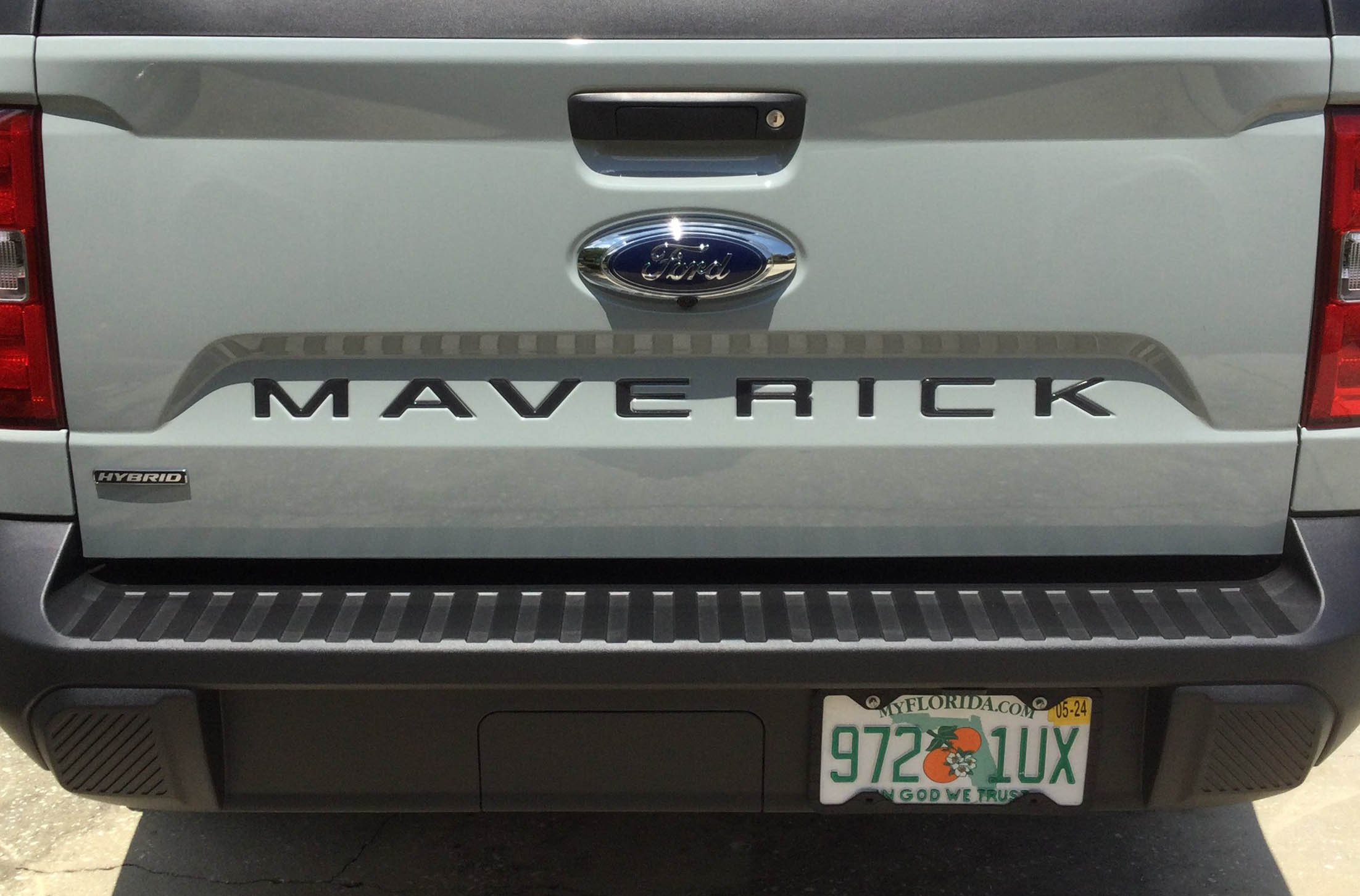 Carbonized Gray letters on my Cactus Gray tailgate | MaverickTruckClub ...