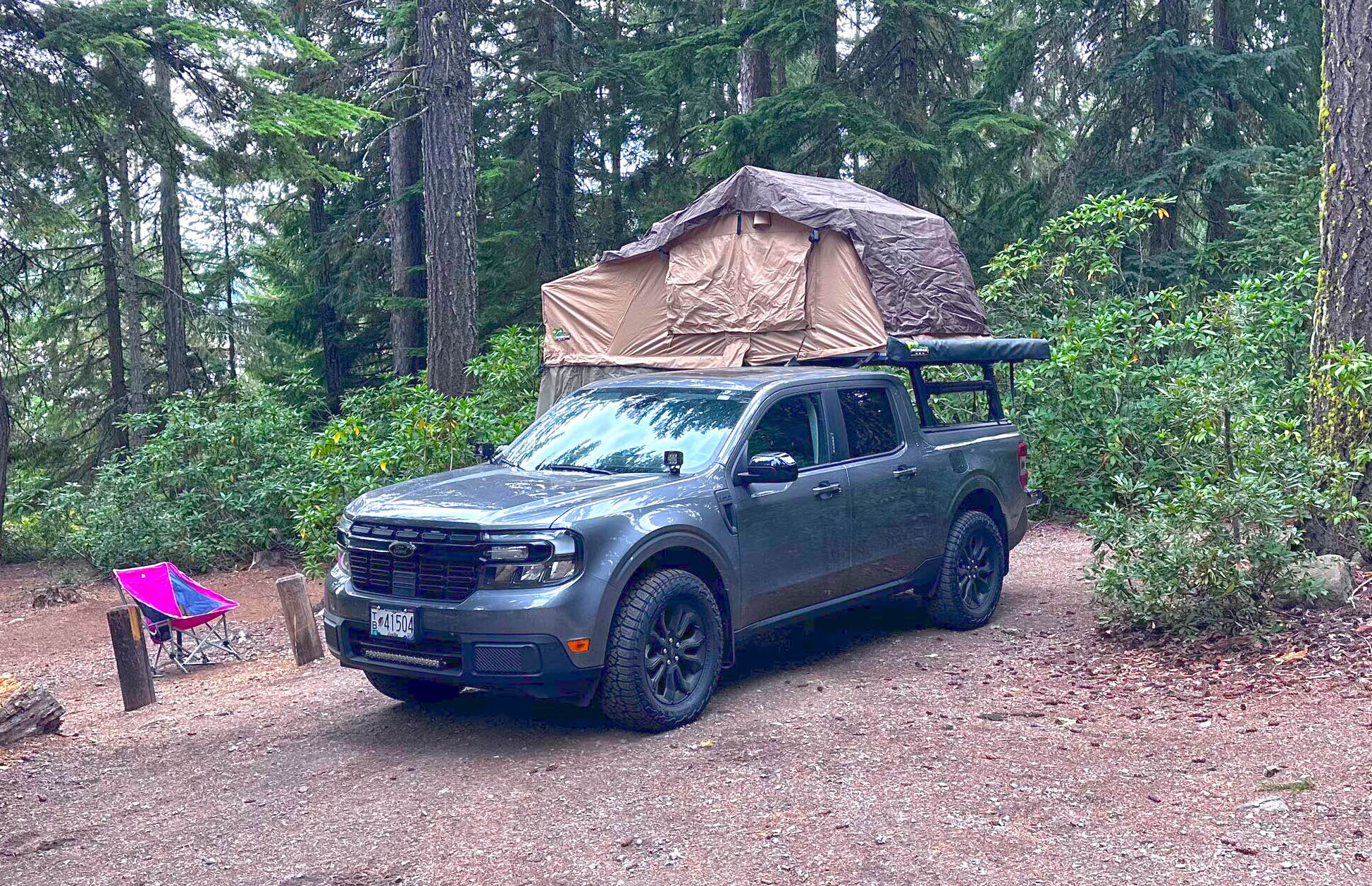 ‘23 BAP Maverick with 2" lift, bed rack and Iron Man RTT ...