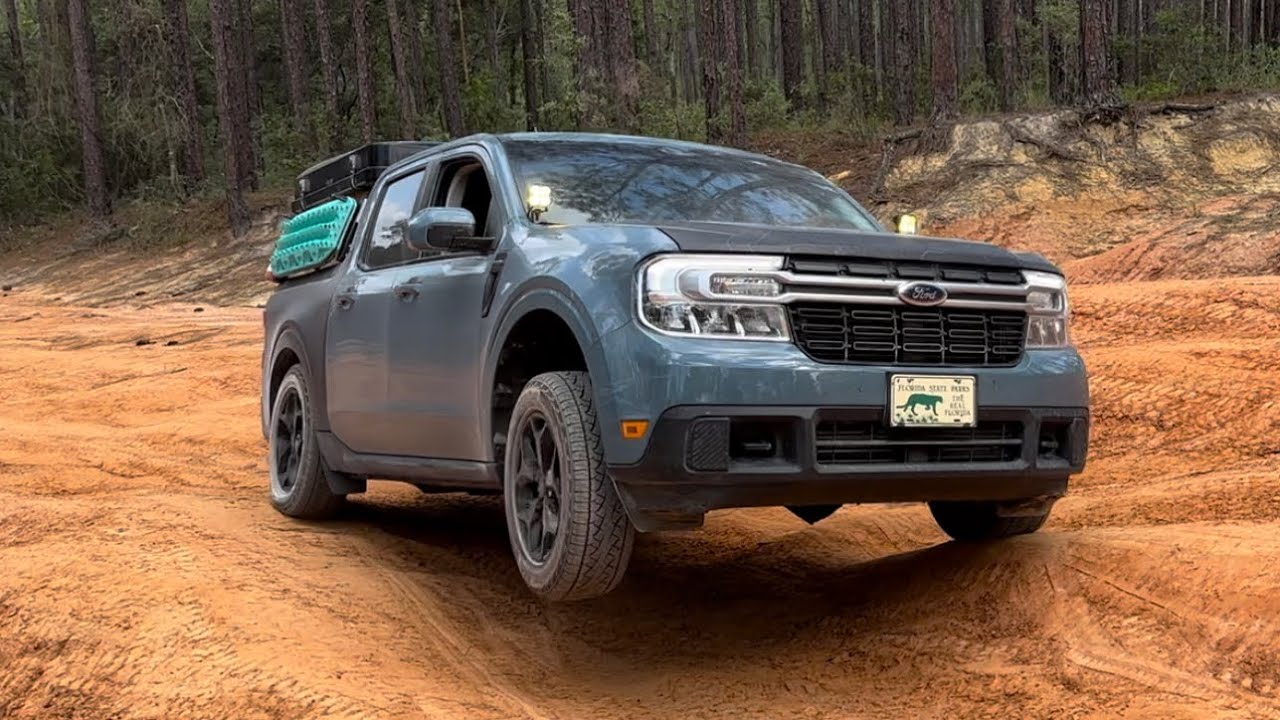 Pretty Impressive For Stock! Testing the Ford Maverick Off-Road ...