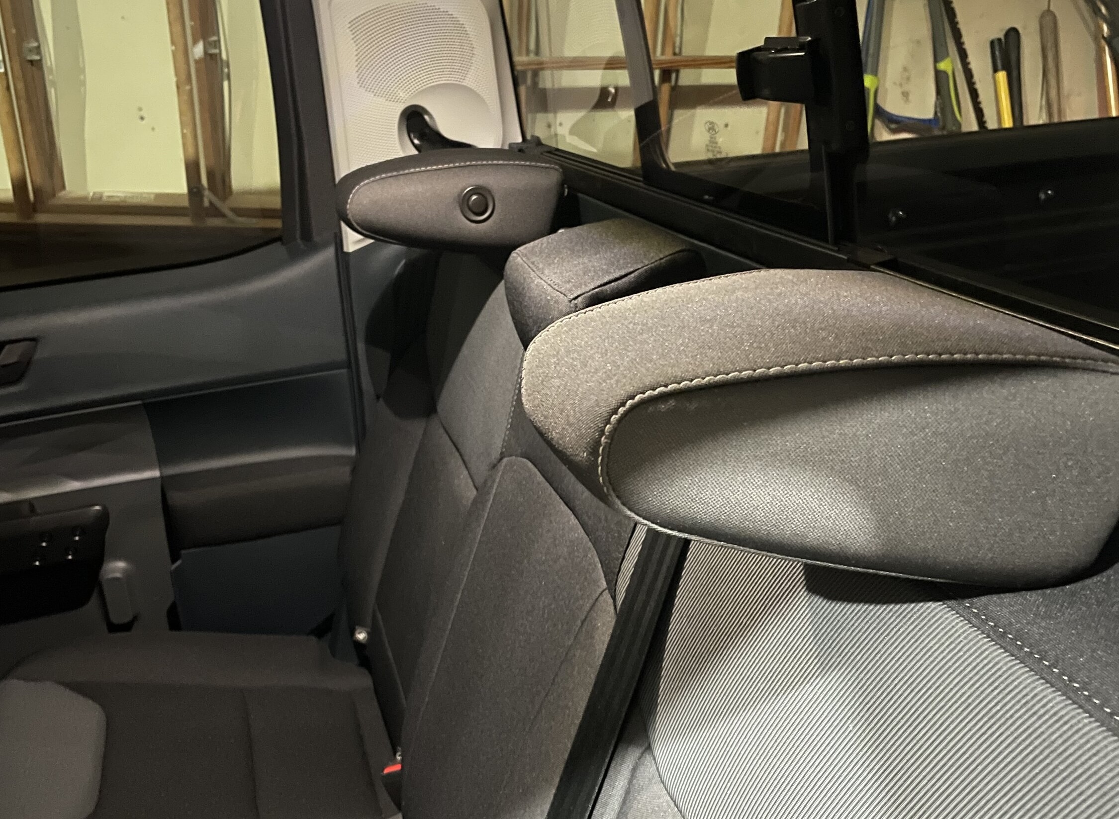 Folding Rear Headrests Installed | MaverickTruckClub - 2022+ Ford ...