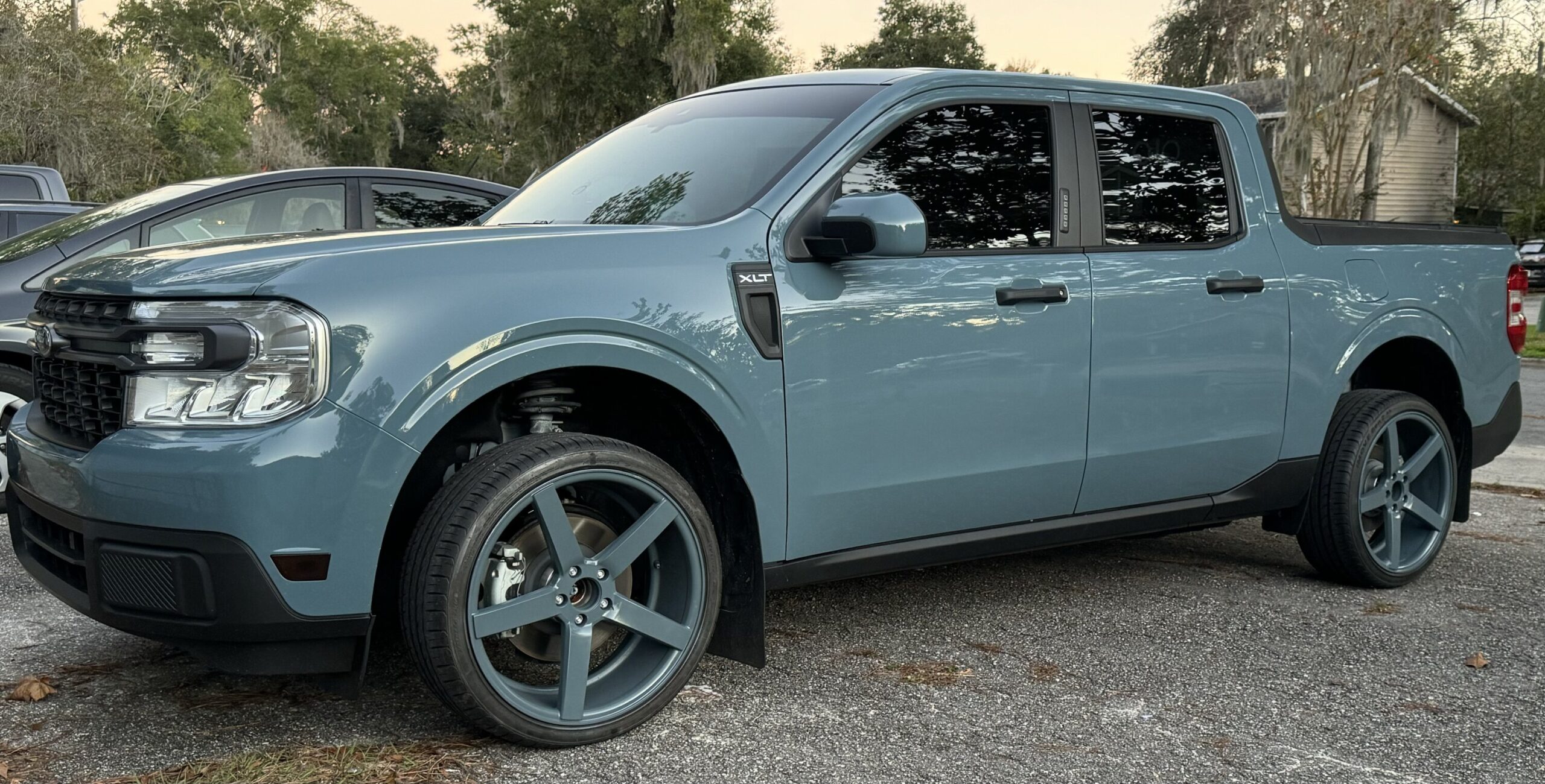 Painted 20" wheels in Area 51 body color | MaverickTruckClub - 2022 ...