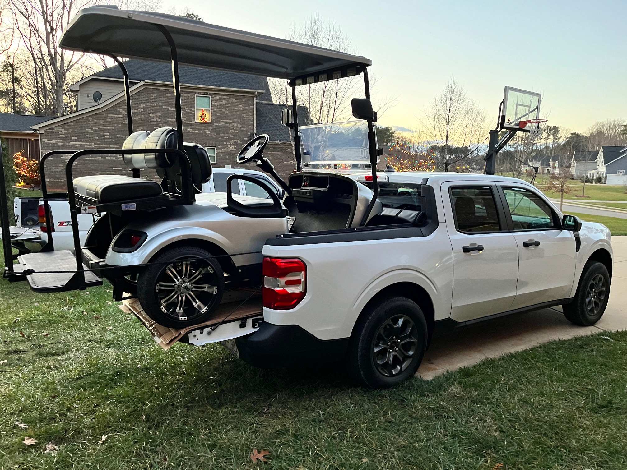 Look What I Can Do! Hauled 700 lbs golf cart 200 miles ...