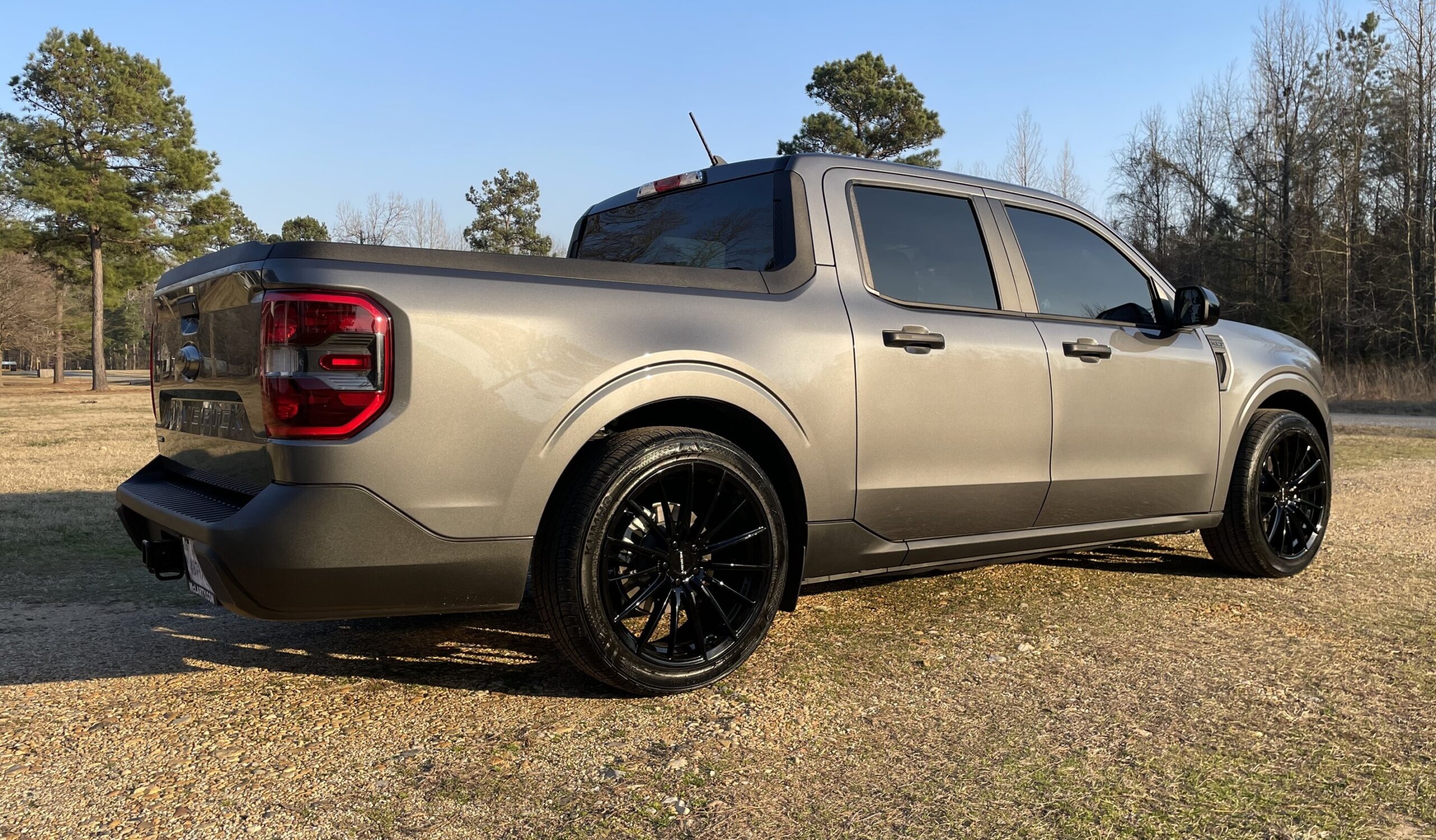 Lowered 2024 Maverick XLT Hybrid Build: Eibach Springs, 20" Vision ...