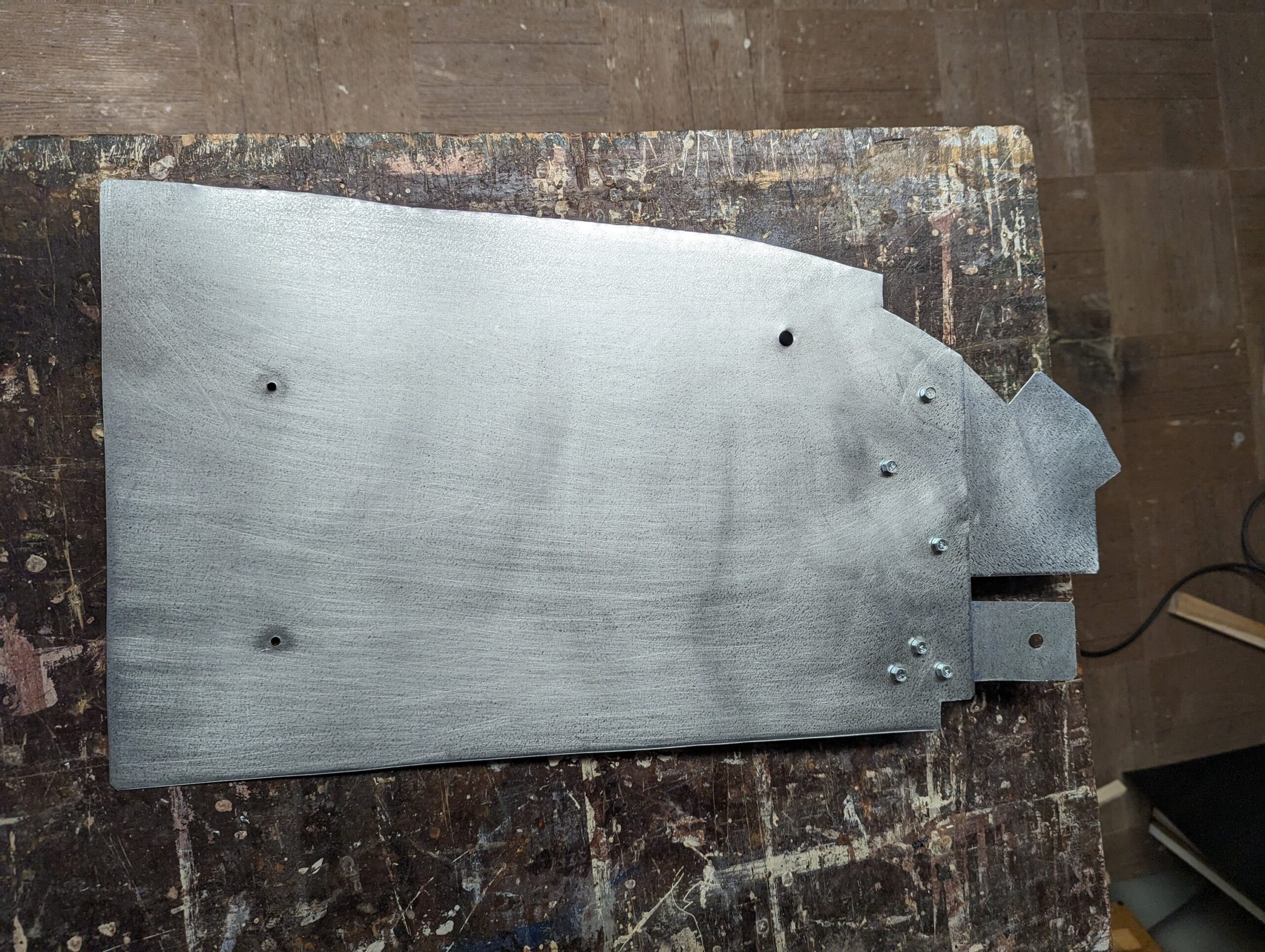 DIY - build shield to cover underbody cavity behind left rear tire ...