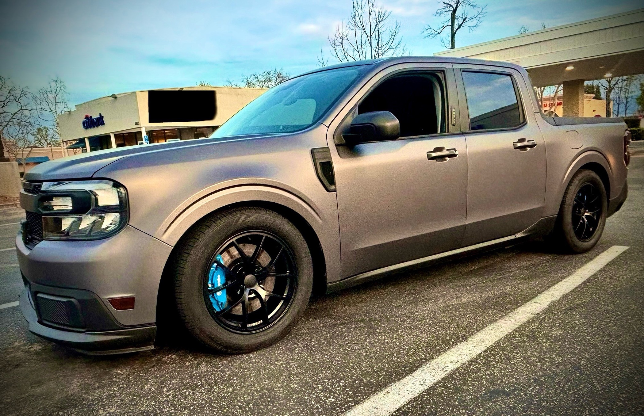 New Wrap: matte gunmetal + matte black | MaverickTruckClub - 2022+ Ford ...
