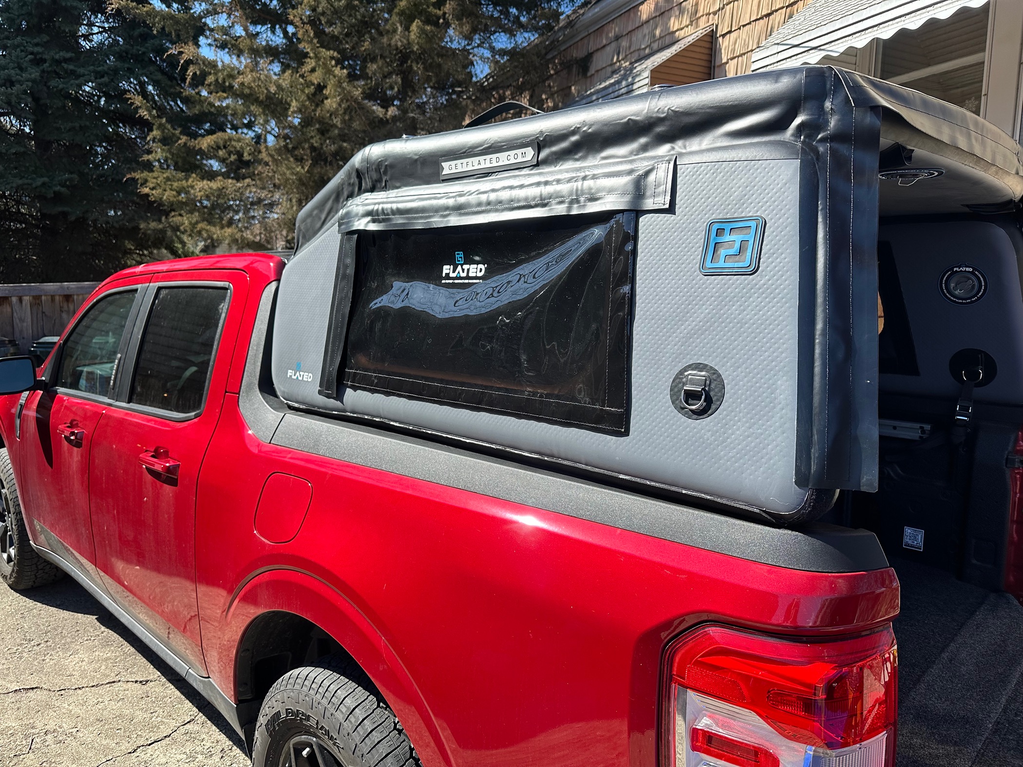 Flated inflatable topper installed on Maverick First Edition | Page 2 ...