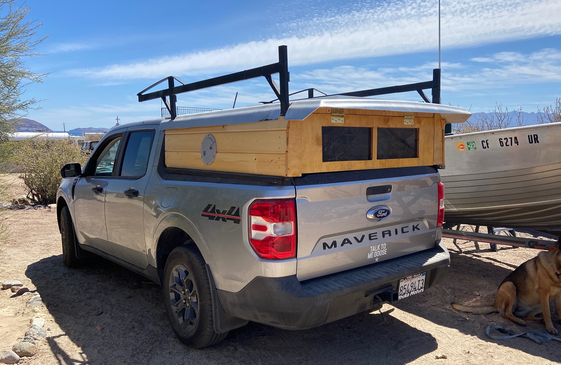 My DIY camper shell | MaverickTruckClub - 2022+ Ford Maverick Pickup ...
