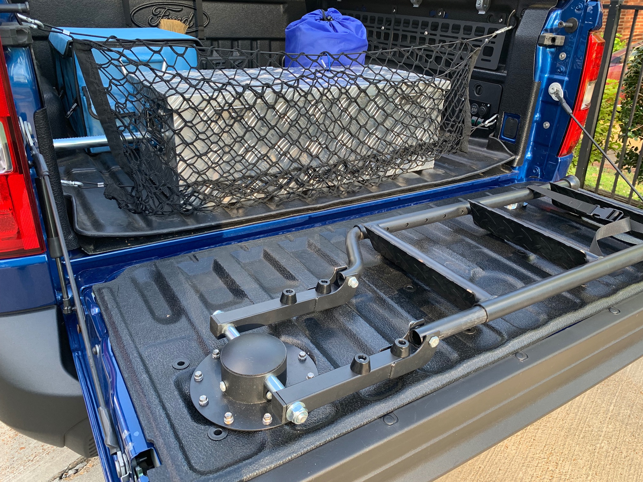 Adding to my Truck Bed: step ladder, molle panel, bed divider, storage ...