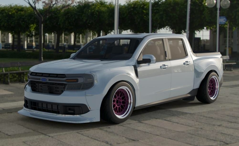 Maverick Widebody design complete. | MaverickTruckClub - 2022+ Ford ...