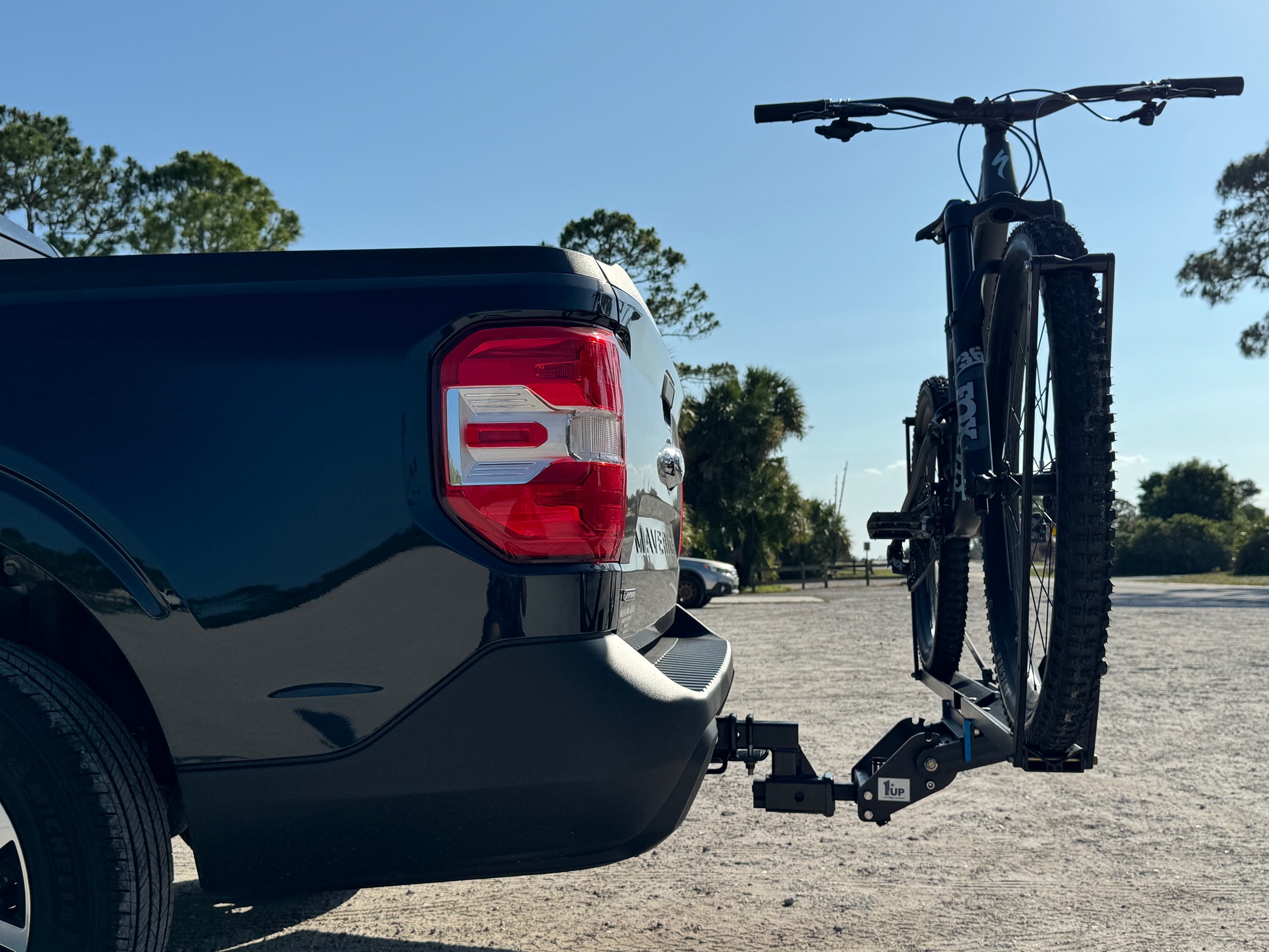 New bike day! My 1UP hitch bike rack set up | MaverickTruckClub - 2022 ...