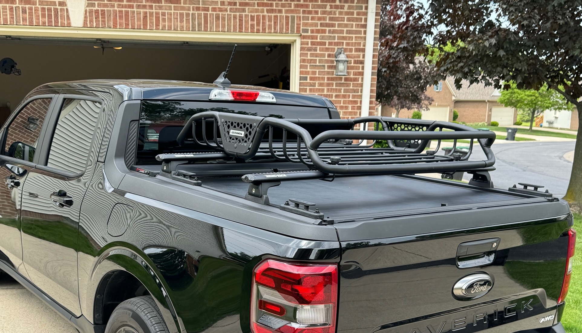 Rhino Rack installed on the bed of my Mav | MaverickTruckClub - 2022 ...