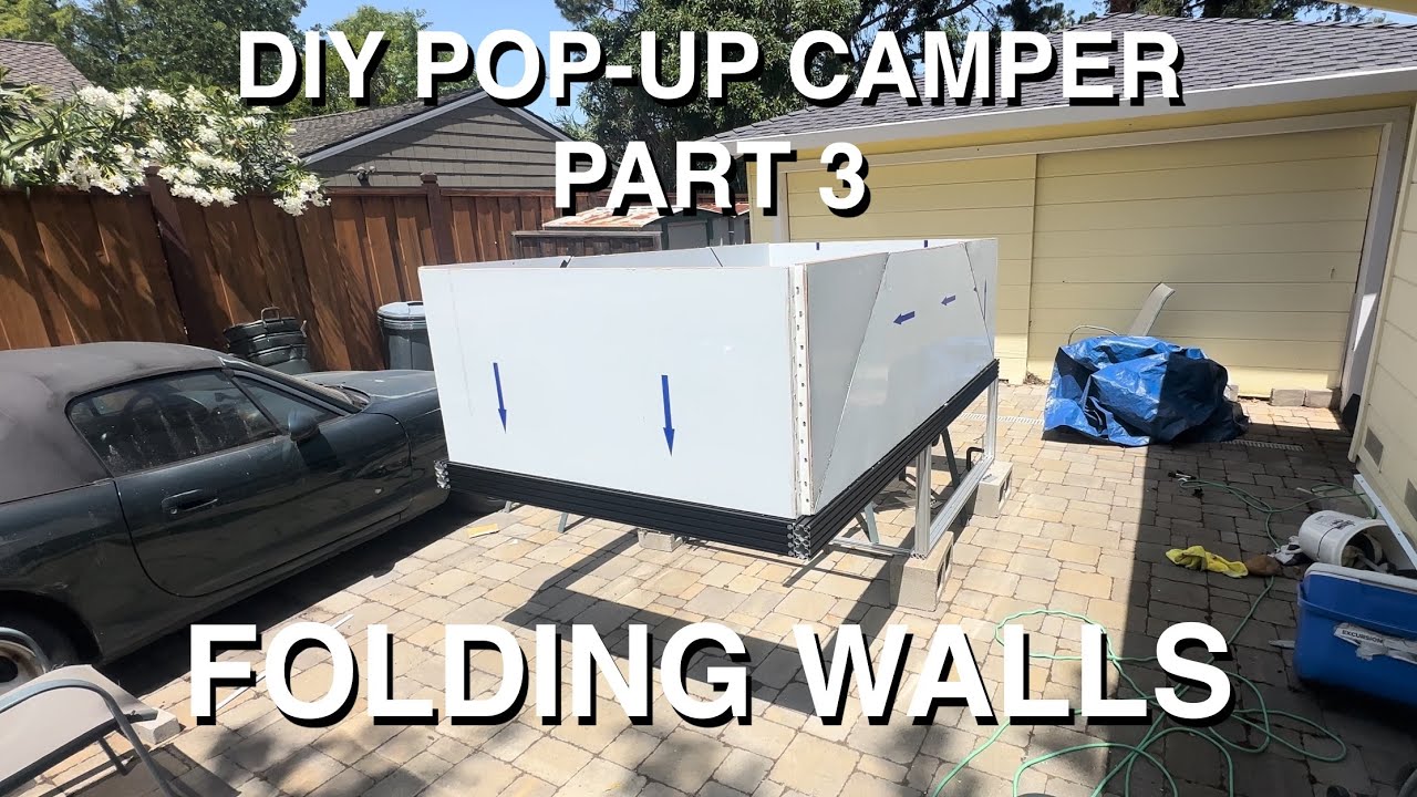 DIY pop-up camper build part 3: Folding wall system | MaverickTruckClub ...