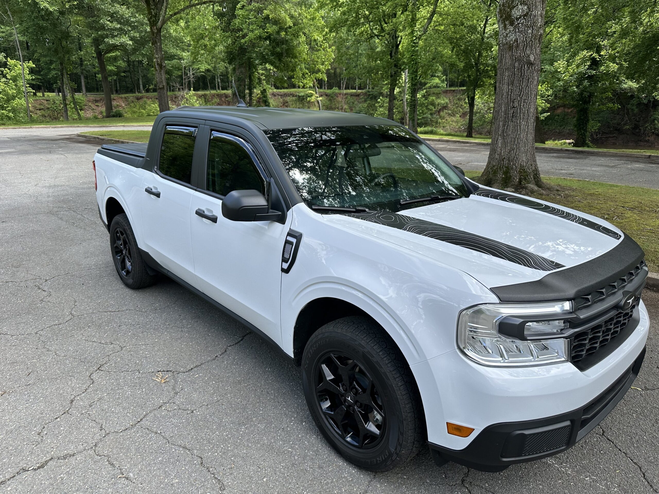 All done...I think....my 2024 Hybrid XLT Oxford White ...